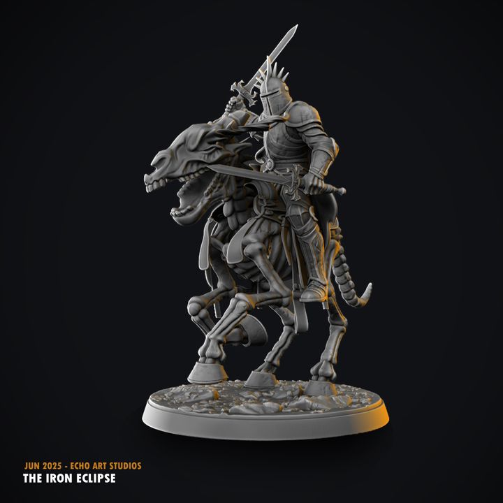 3D Printable Dark Cavalary swords - Echo Art - Iron Eclipse by Echo Art Studios